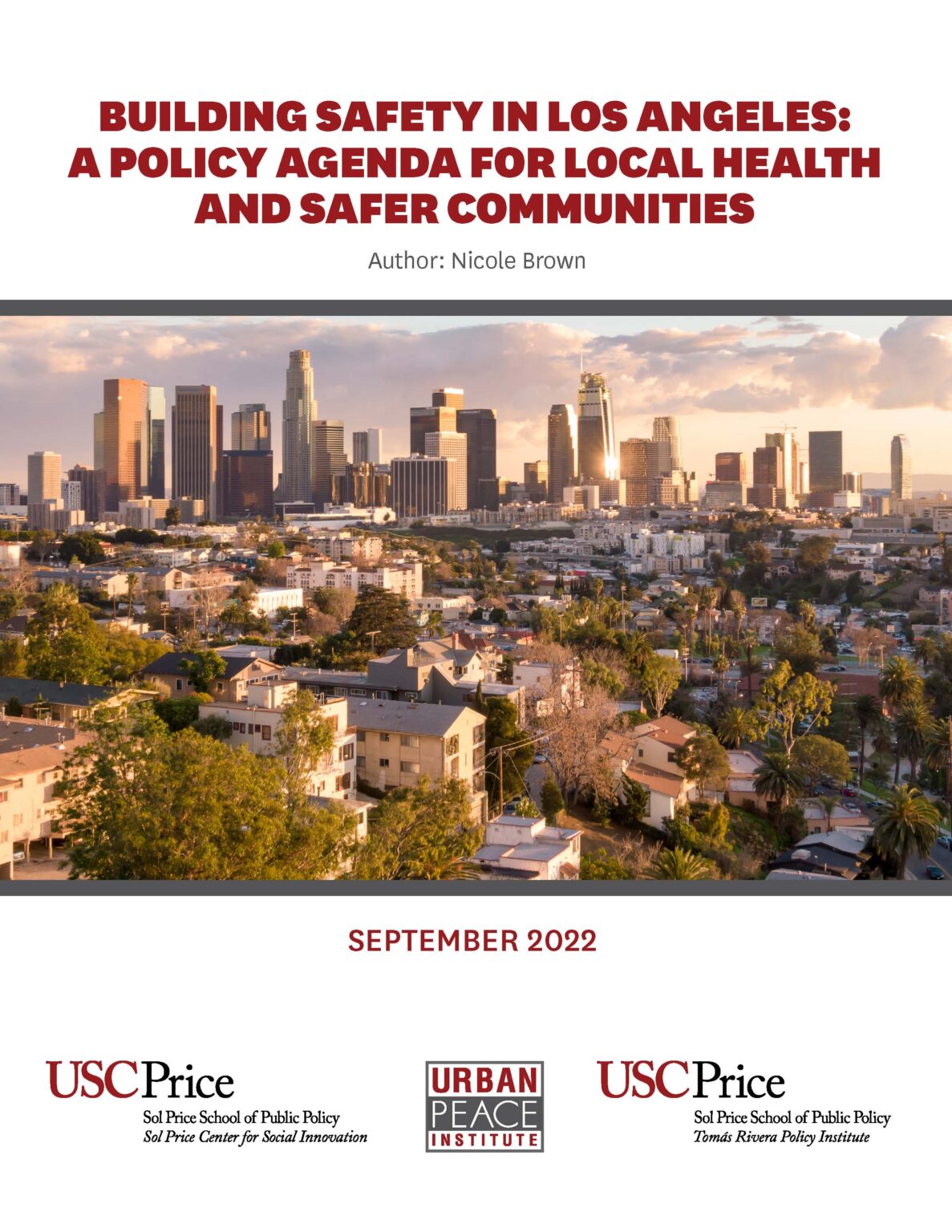 Reports - Urban Peace Institute